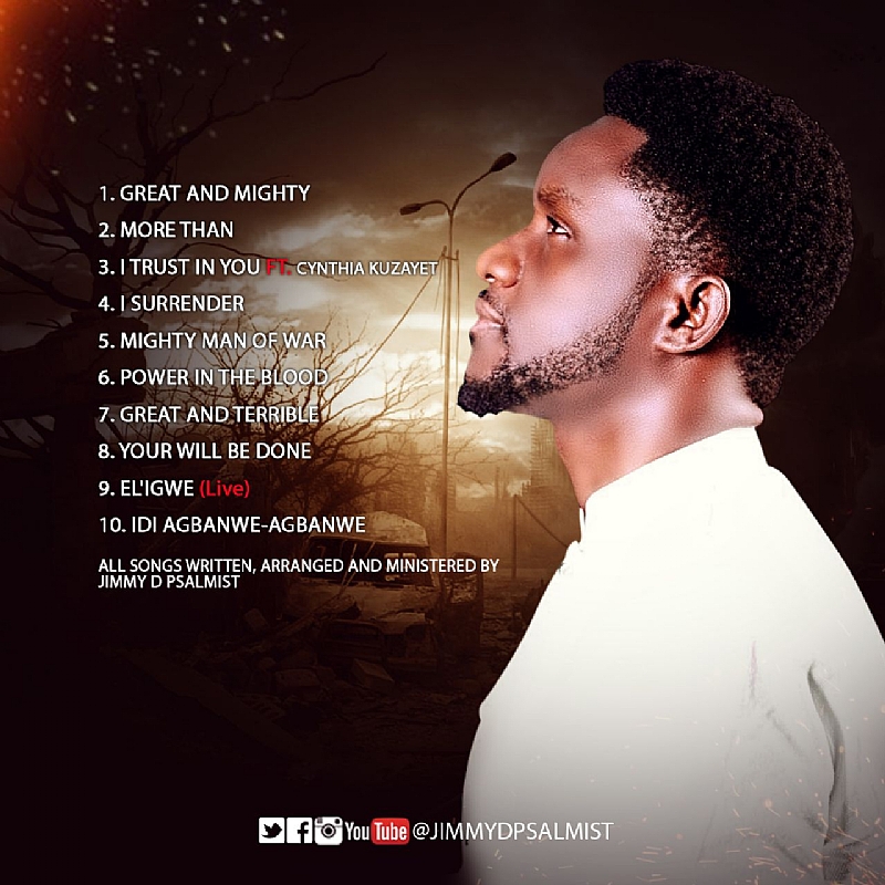Jimmy D Psalmist Unveils 'Mighty Man Of War' Album Art And Track List