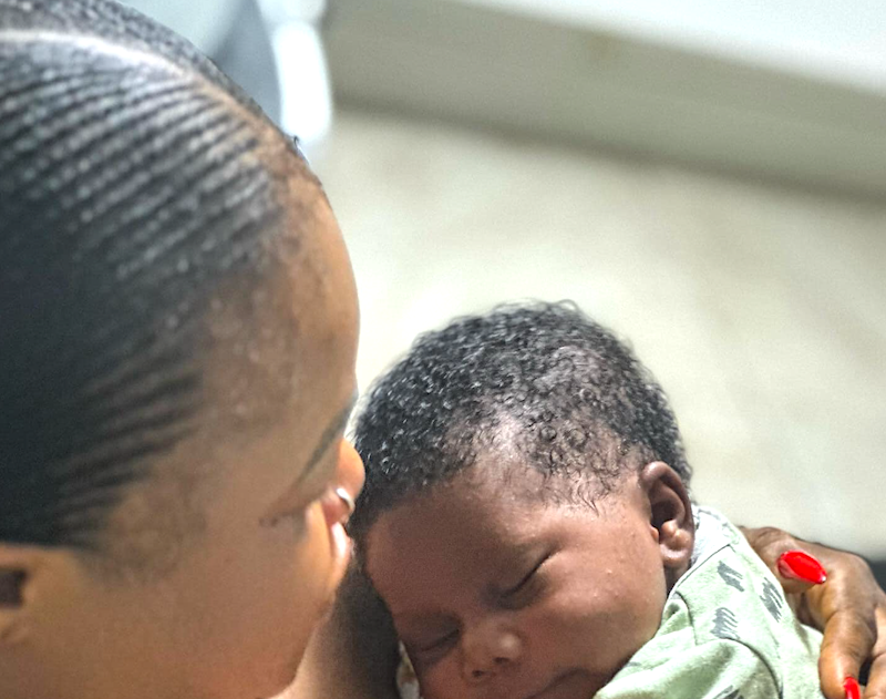 Dayo Amusa Showcases New Born Baby On Instagram For The First Time