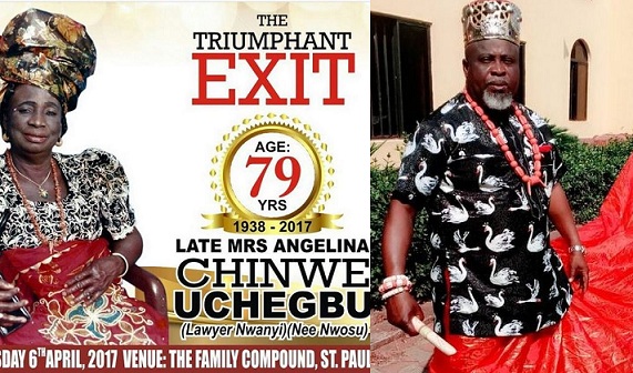 Actor, Don Brymo Uchegbu Set to Bury Late Mum