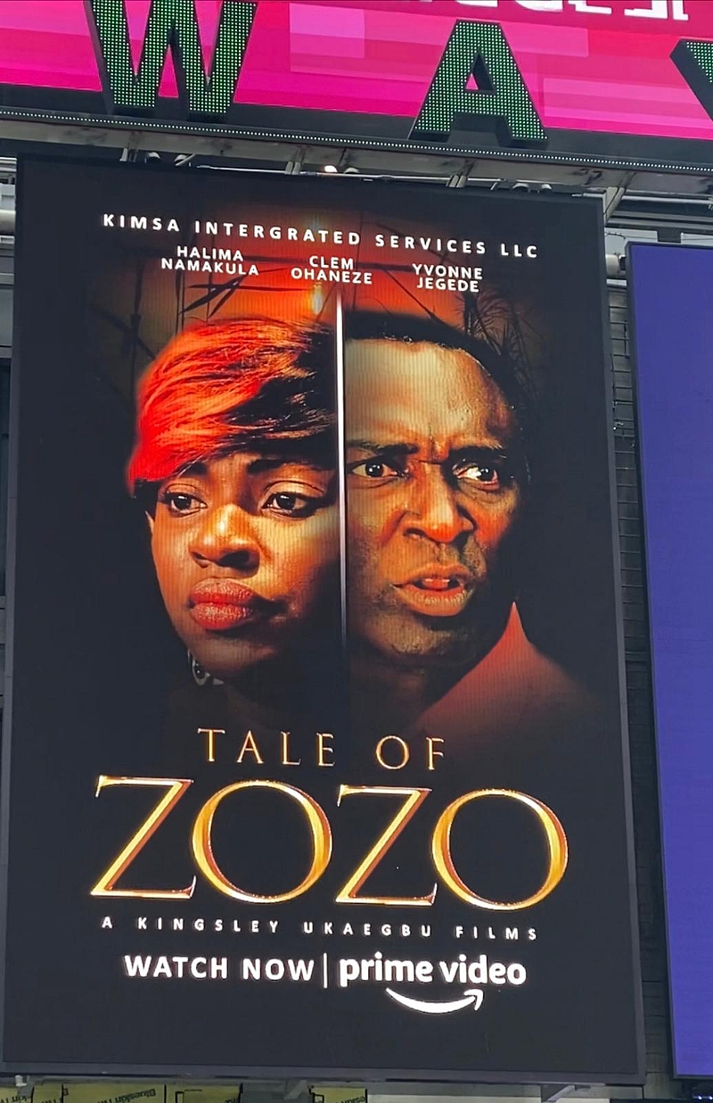 New movie: 'THE TALE OF ZOZO' launches on New York's Times Square Billboard