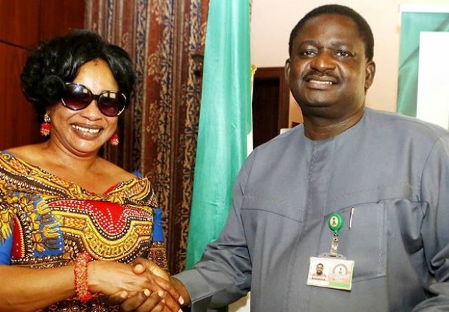 Actress, Clarion Chukwurah Meets with Femi Adeshina to Create Employment