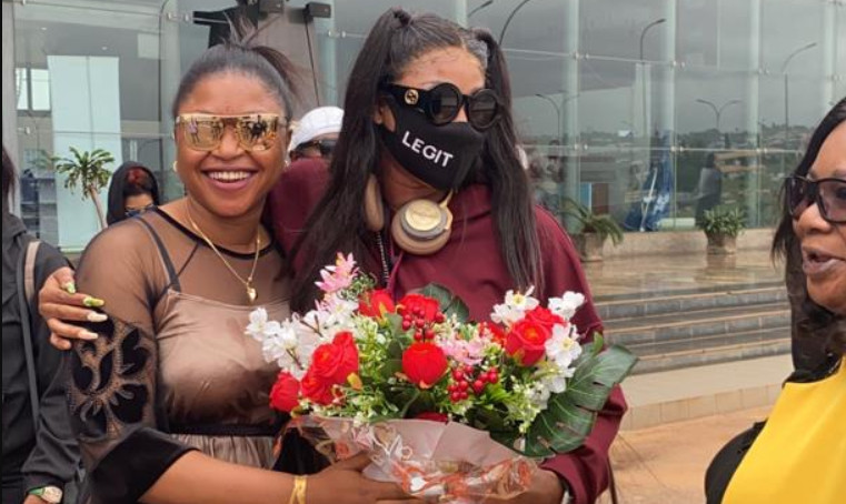 Actress/Musician Angela Okorie Arrives Awka Ahead Of Jessybela ...