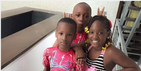 So Cute! See Group Photograph of Some of 2face's Children