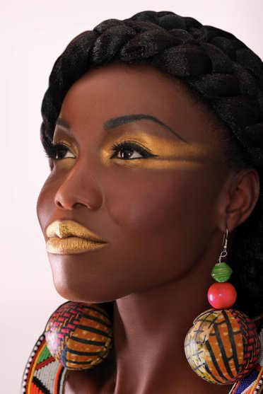 CELEBRATING UK'S TOP MODEL OF COLOUR 2011- NANA AFUA ANTWI