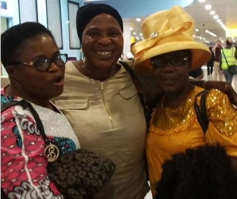 Actress, Madam Saje Having good fun in the UK