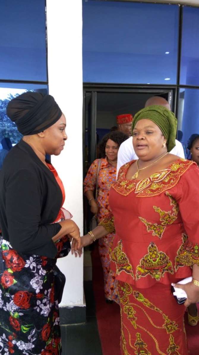 Actress, Liz Benson Seen Well Dressed to Government House